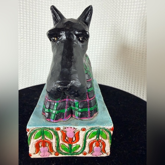 Jim Shore | Accents | Jim Shore Black And Green Dog Figurine | Poshmark